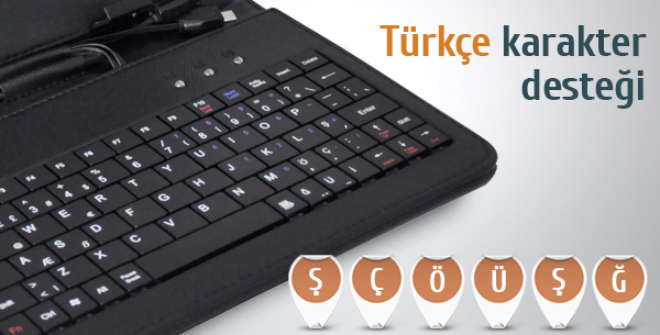 Hiper TK-109 Universal Tablet Klavyesi+Kılıf/Çanta9"(Syh) - incehesap.com