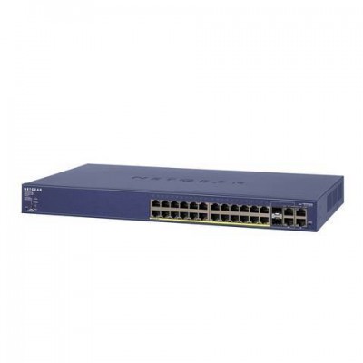 Netgear FS728TP-100EUS 24 Port 10/100 24P POE 2 SFP(192W) Rack Switch ...