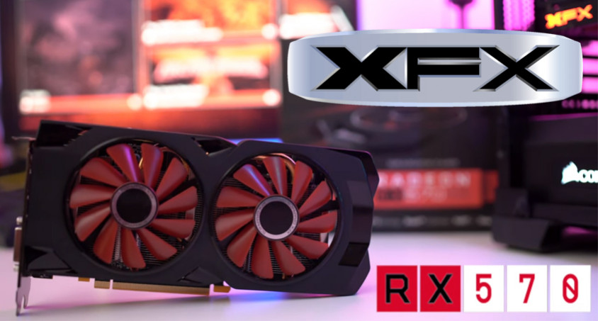 XFX AMD Radeon RX 570 RS XXX Edition 8GB GDDR5 256Bit DX12 Gaming ...