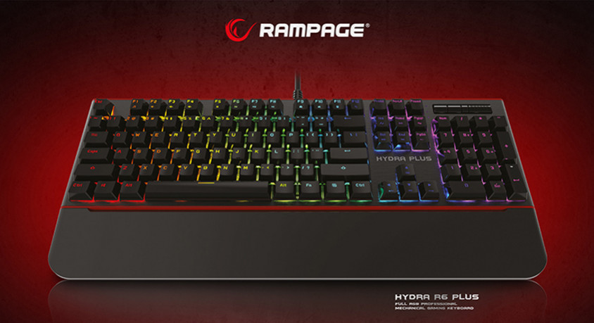 Rampage Hydra R6 Plus Blue Switch RGB TR Q Mekanik Kablolu Gaming ...