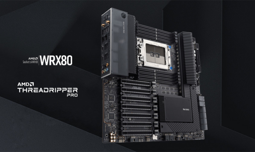 Asus PRO WS WRX80E-SAGE SE WIFI AMD WRX80 Soket sWRX8 DDR4 3200MHz E ...