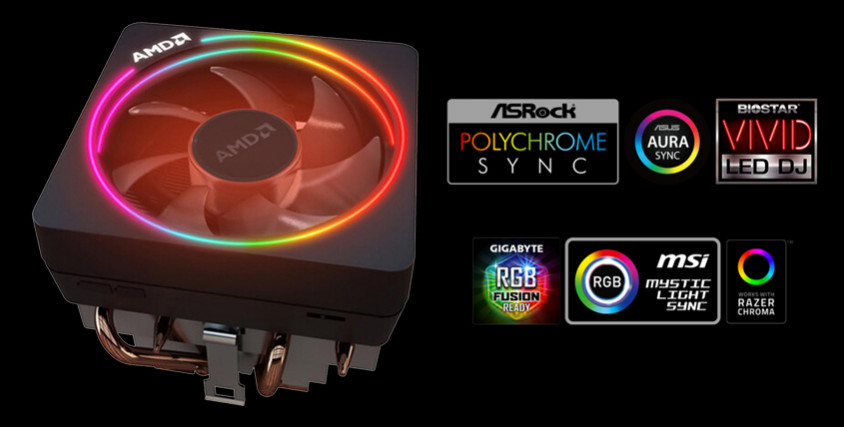 AMD Wraith Prism 92mm AM4 RGB İşlemci Soğutucu - incehesap.com