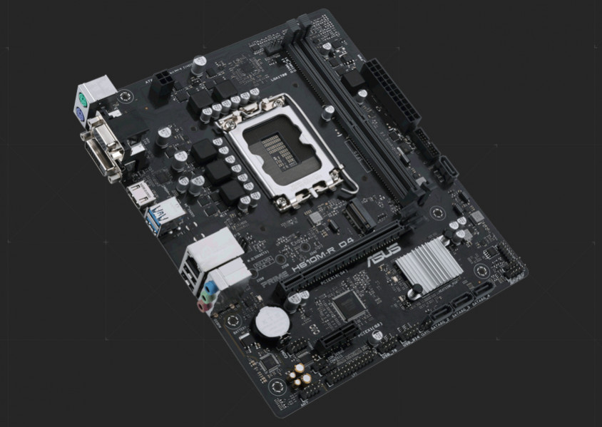 Asus Prime H610M-R D4-SI Intel H610 Soket 1700 DDR4 3200MHz mATX Gaming ...