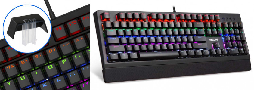 Philips G403 Momentum SPK8403 Blue Switch Rainbow Mekanik Kablolu ...