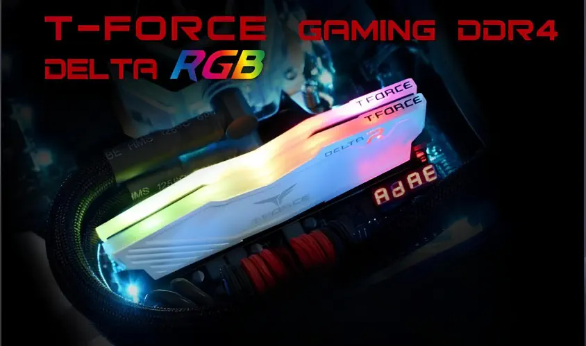 Team T-Force Delta RGB White 32GB (2x16GB) 3600MHz CL18 DDR4 Gaming Ram ...