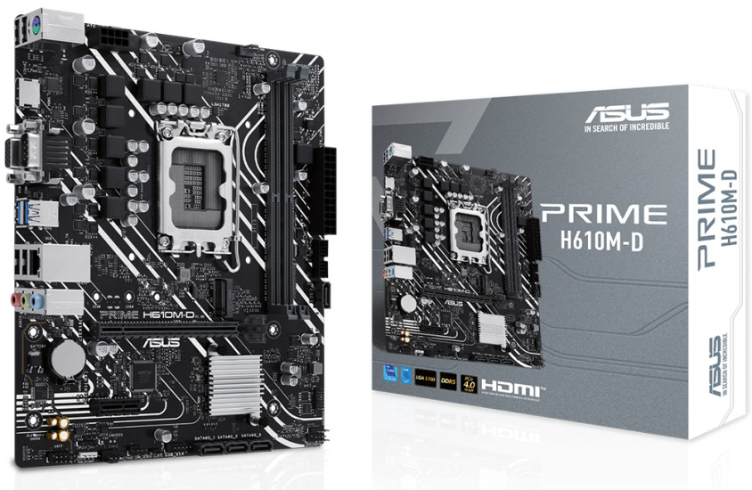 Asus Prime H610M-D D5 Intel H610 Soket 1700 DDR5 5600MHz mATX Gaming (Oyuncu) Anakart ...