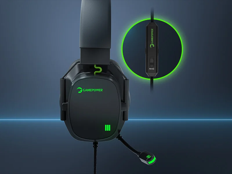 Gamepower Kai Titanium X Siyah Manyetik Pad Gaming Kulaklık - incehesap.com