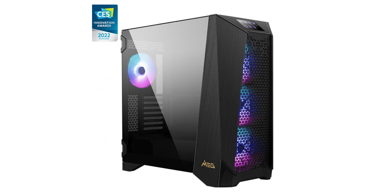 MSI MEG PROSPECT 700R Tempered Glass ARGB USB 3.2 EATX Mid-Tower Gaming ...