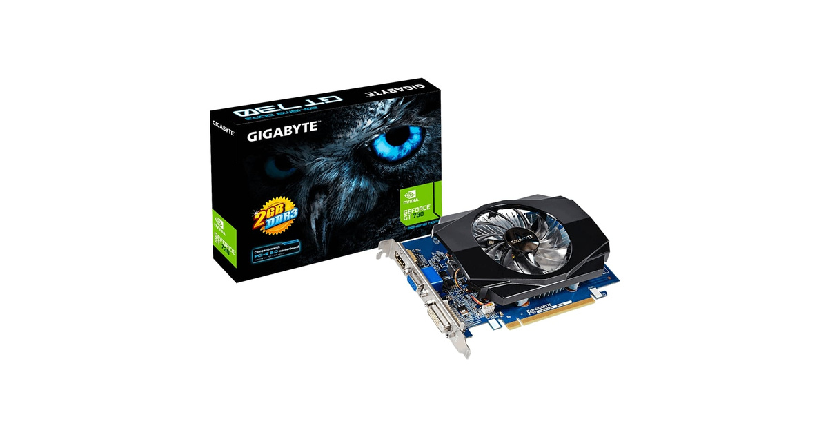 Gigabyte GeForce GT 730 GV-N730D3-2GI 2GB DDR3 64Bit DX12 Ekran Kartı ...