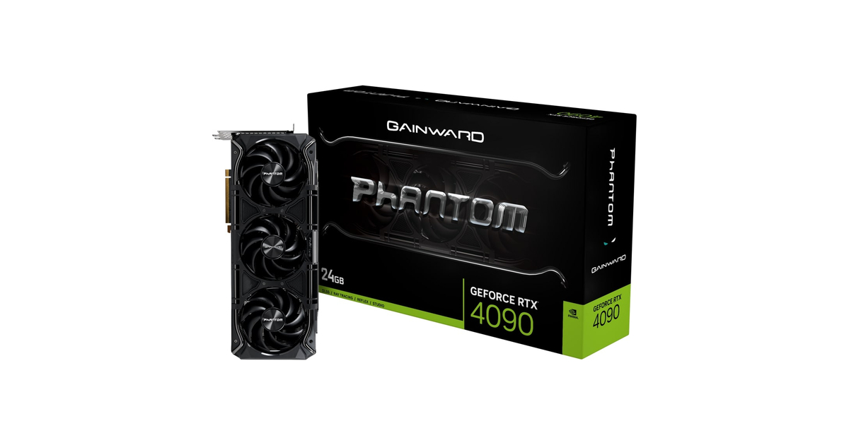 GAINWARD RTX4090 PHANTOM NED4090019SB-1020P 24GB GDDR6X 384bit Gaming ...
