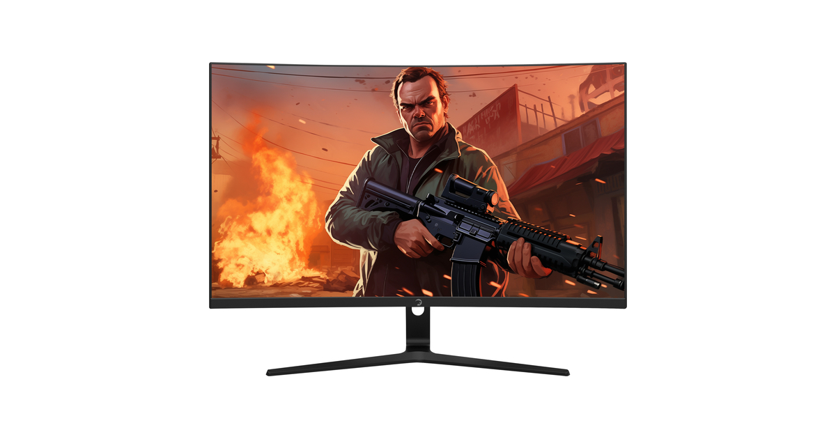 GamePower Vivid T50 27'' Curved RGB 200Hz 0.5ms FHD 1500R 2x2W Speaker ...