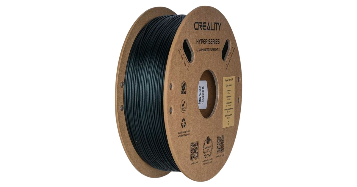Creality Hyper PLA CF 1.75 mm 1 Kg Koyu Yeşil Filament - incehesap.com
