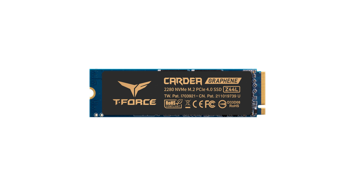 Team T-Force CARDEA Z44L 2TB 3500/3000MB/s PCIe NVMe M.2 SSD Disk ...