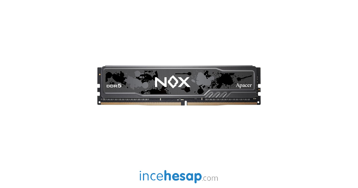 Apacer NOX 16GB 1x16GB 6000MHz CL38 DDR5 Gaming Ram (AH5U16G60C622MBAA ...