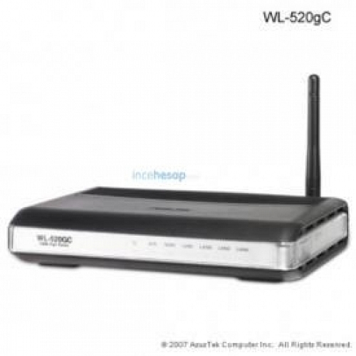ASUS WL-520GC 4 PORT KABLOSUZ ROUTER - incehesap.com