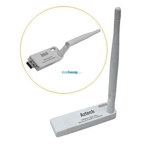 Aztech WL562 USB Adaptör - incehesap.com