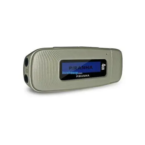 PIRANHA GHOST ULTRA 4GB DİJİTAL MP3 GRI - incehesap.com