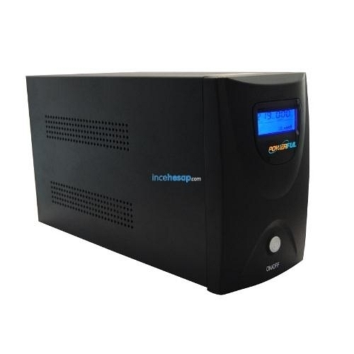 Powerful PLD-2000 2000VA Line Interactive 5-13 Dk. USB(LCD) - incehesap.com