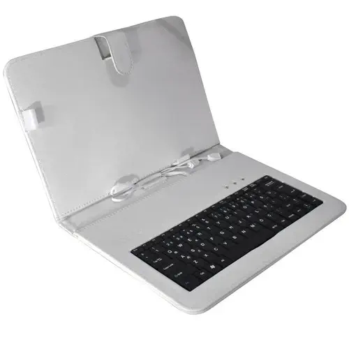 Hiper TK-110 Tablet Klavyesi + Kılıf/Çanta 10" (Beyaz) - incehesap.com