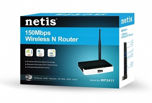 Netis WF2411 4Port 150Mbps Kablosuz N Router - incehesap.com
