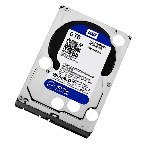 WD 6TB Blue SATA6 5400rpm 64MB Harddisk