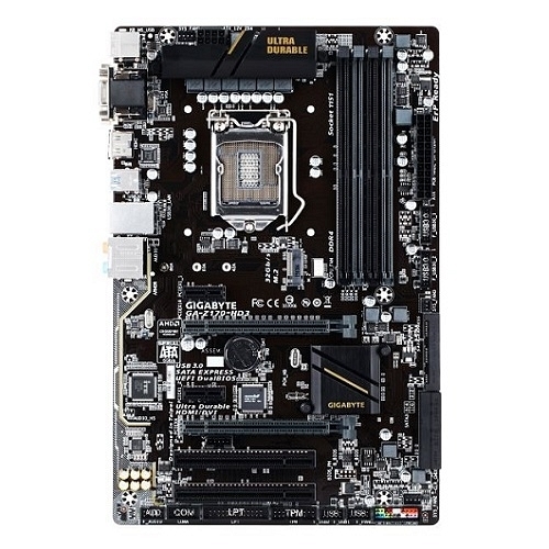 Gigabyte Z170-HD3 Intel Z170 Express Soket LGA1151 DDR4 3466MHz(O.C ...