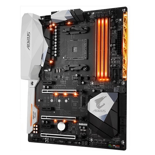 Gigabyte Aorus GA-AX370-Gaming 5 Amd X370 Soket AM4 DDR4 3200MHz(O.C.) Sata3 M.2 USB 3.1 ATX ...