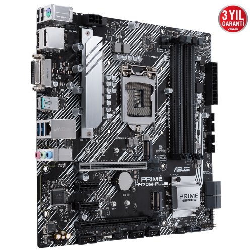 Asus PRIME H470M-PLUS Intel H470 Soket 1200 DDR4 2933MHz mATX Anakart - incehesap.com