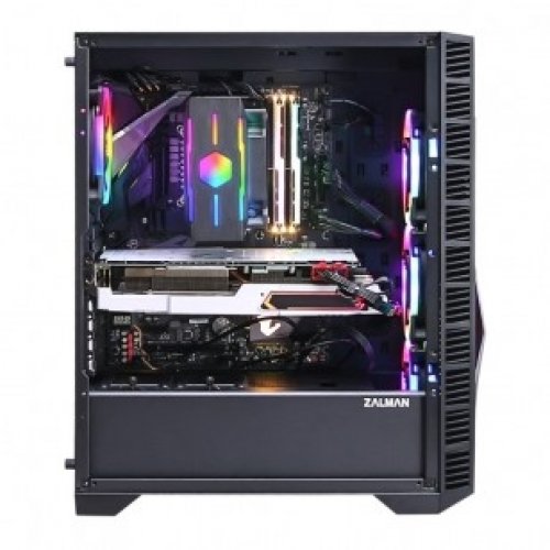 Zalman Z3 Iceberg Black Temperli Cam USB 3.0 Siyah E-ATX Mid-Tower ...