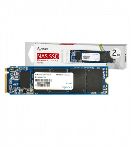 Apacer PP3480-R AP2TPP3480-R 2TB 2500/2100MB/s NVMe PCIe M.2 NAS SSD Disk - incehesap.com