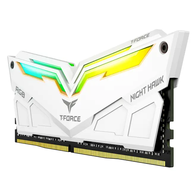 Team T-Force Night Hawk RGB White 16GB (2x8GB) 3000MHz CL16 DDR4 Gaming ...