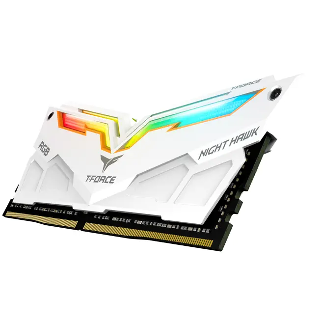Team T-Force Night Hawk RGB White 16GB (2x8GB) 3000MHz CL16 DDR4 Gaming ...
