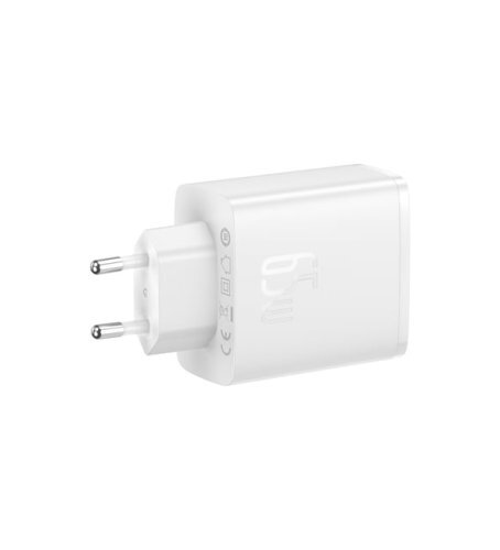 Baseus Cube Pro Fast Charger 65W Şarj Cihazı Beyaz - incehesap.com