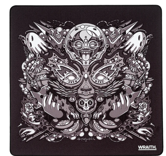 Wraith Spirit of Aim PRO Ninja Grey Hybrid Mousepad 50x50 - incehesap.com
